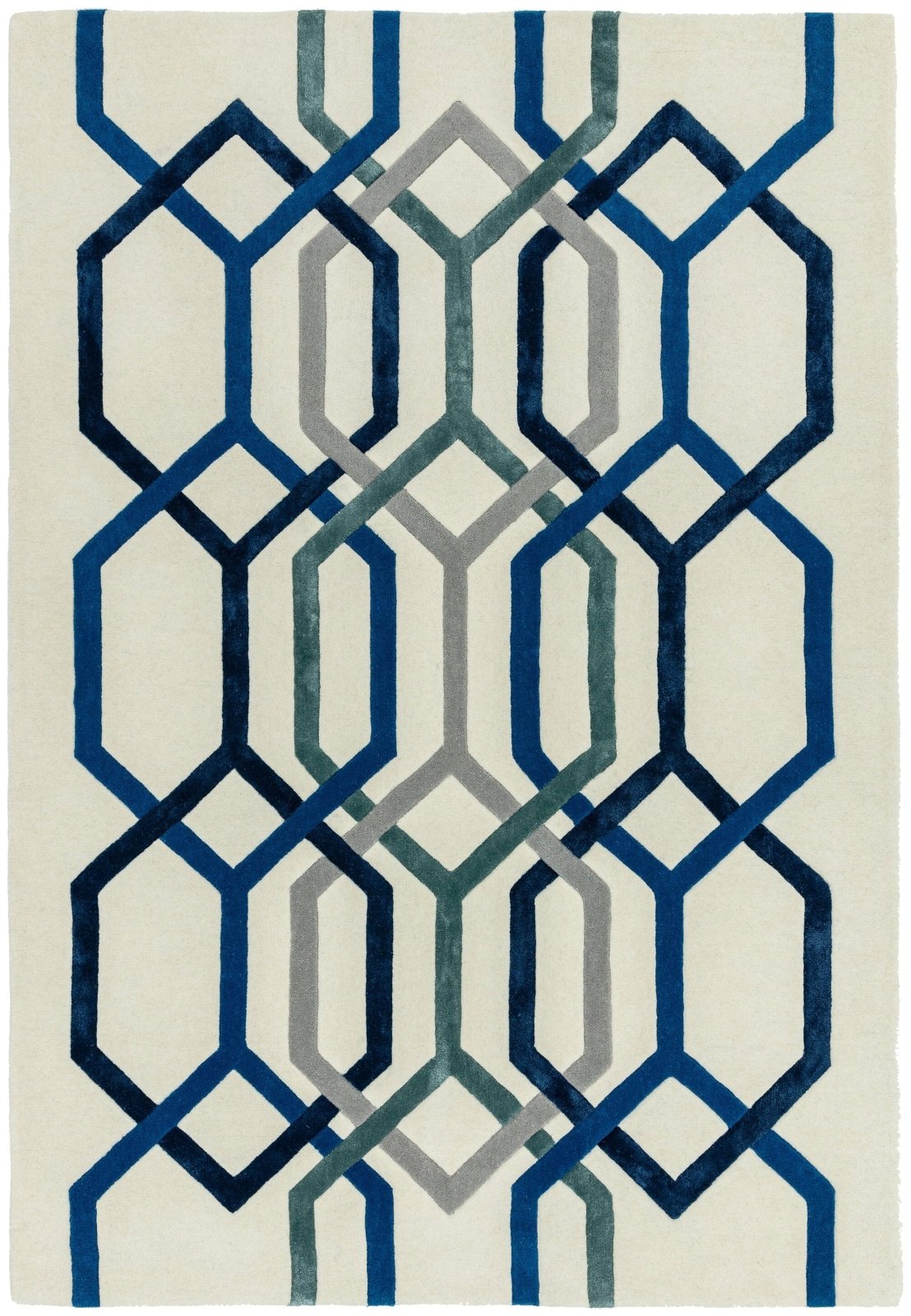 Matrix Hexagon White MAX65 Rug – Love-Rugs