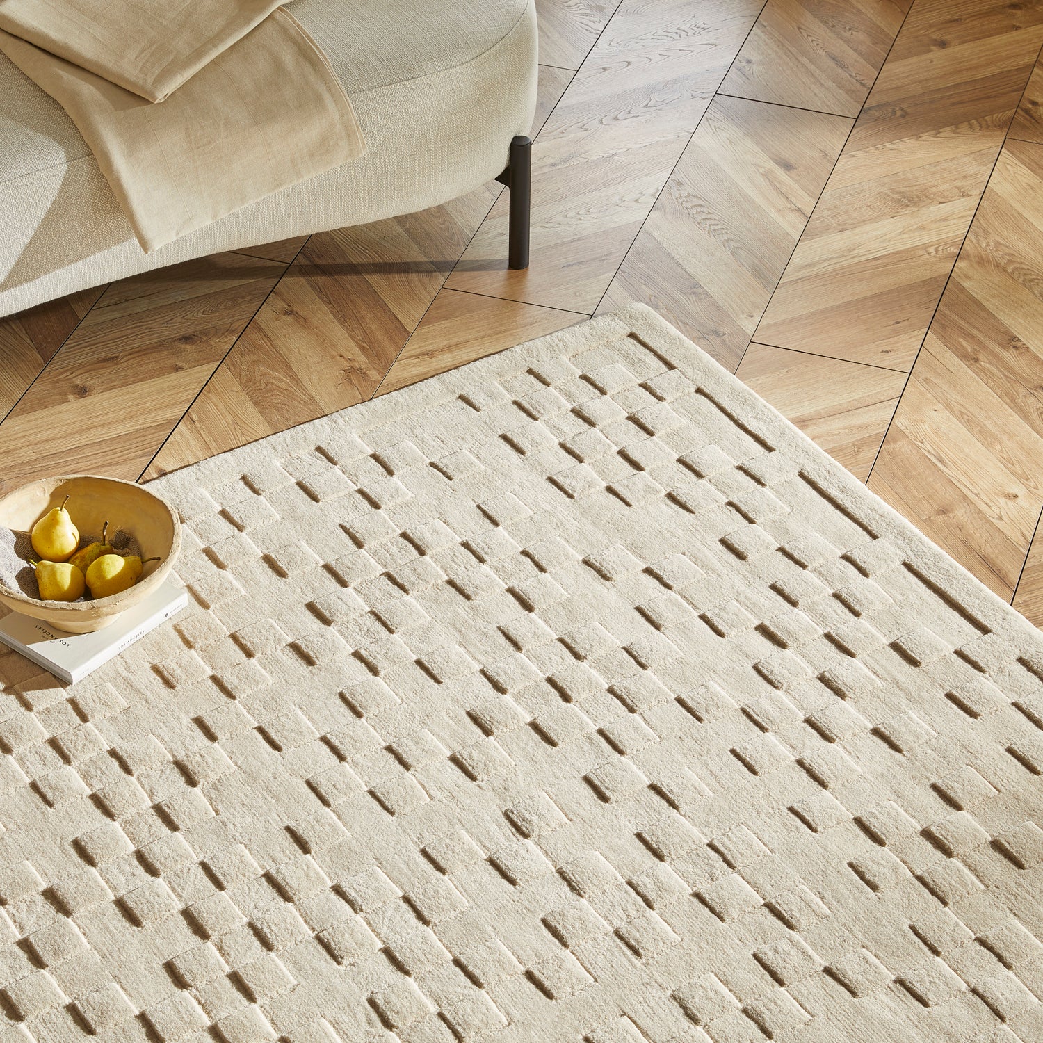 Priory PRI102 Beige Rug – Love-Rugs