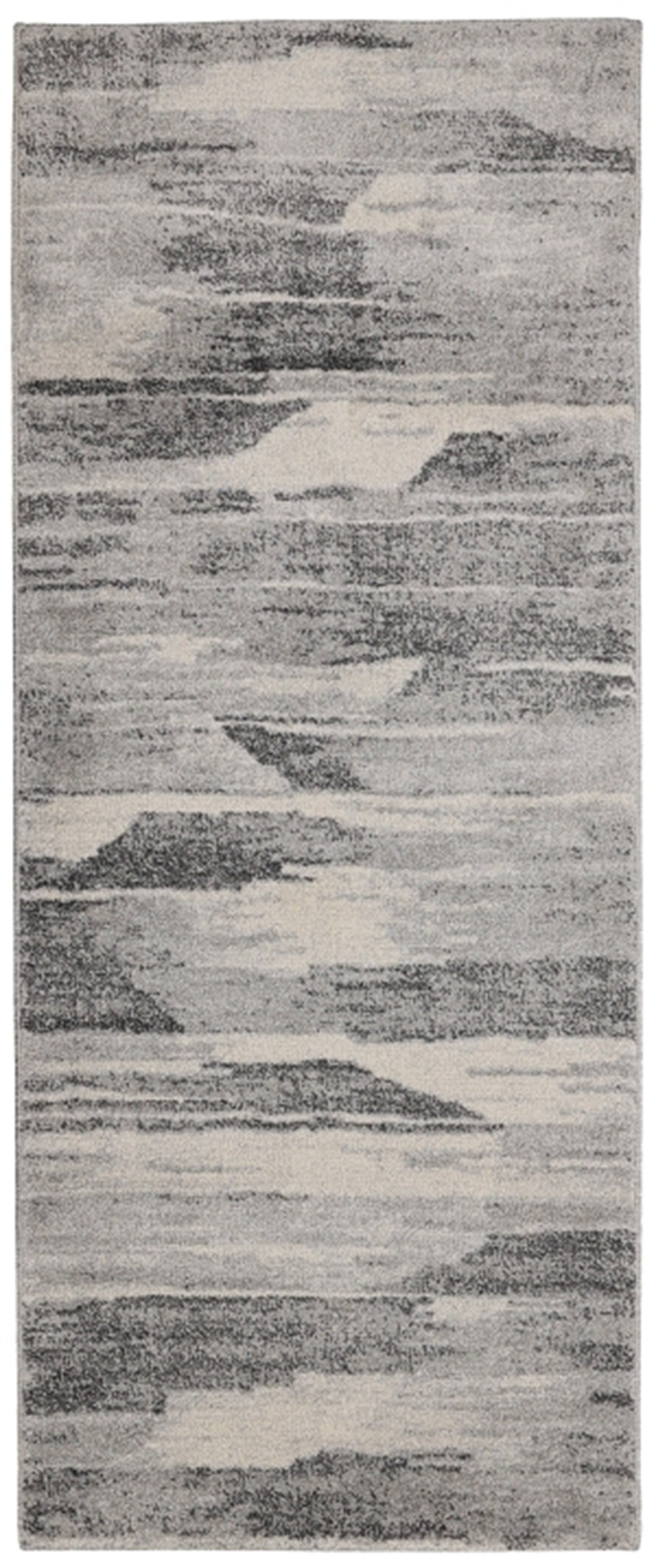 Freya Abstract Grey Runner Rug – Love-Rugs