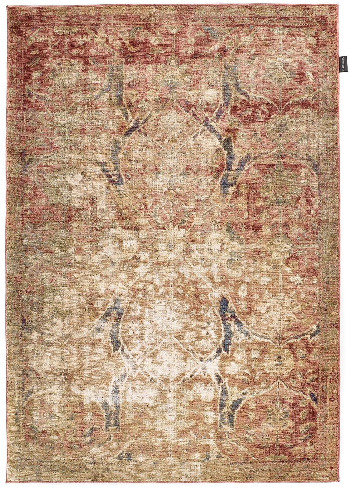 Alhambra 6645C/Ivory/Red Rug – Love-Rugs