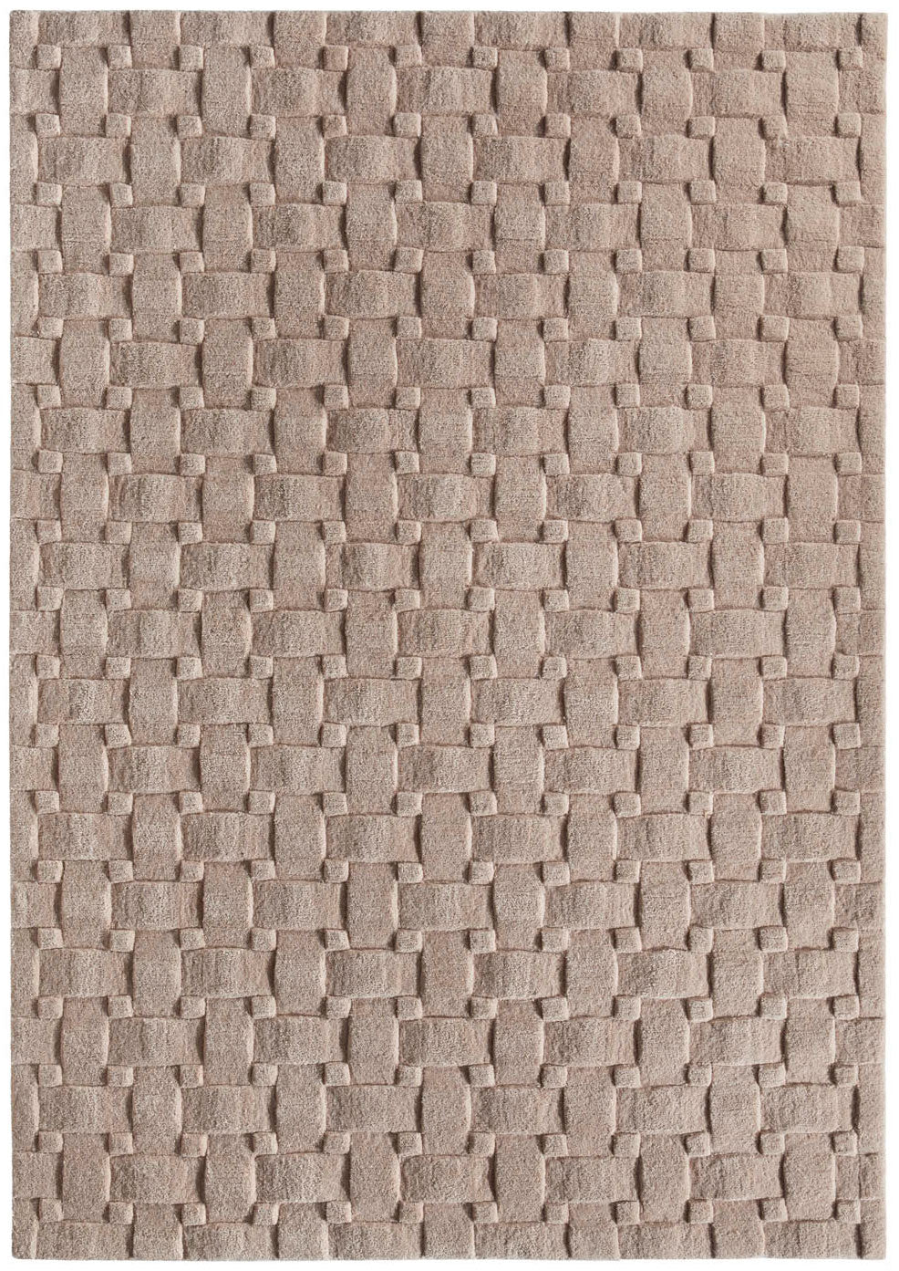 Basket Weave 3D Blush Rug – Love-Rugs