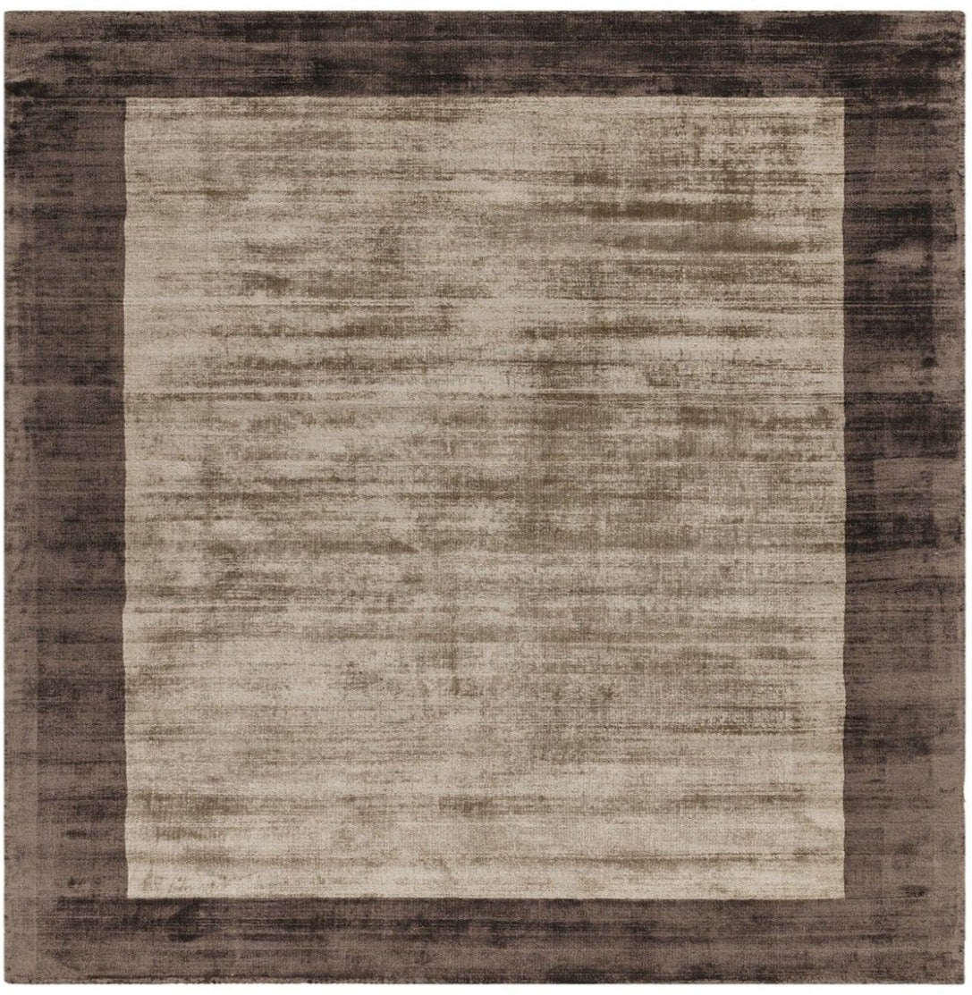 Blade Border Chocolate Mocha Square Rug – Love-Rugs