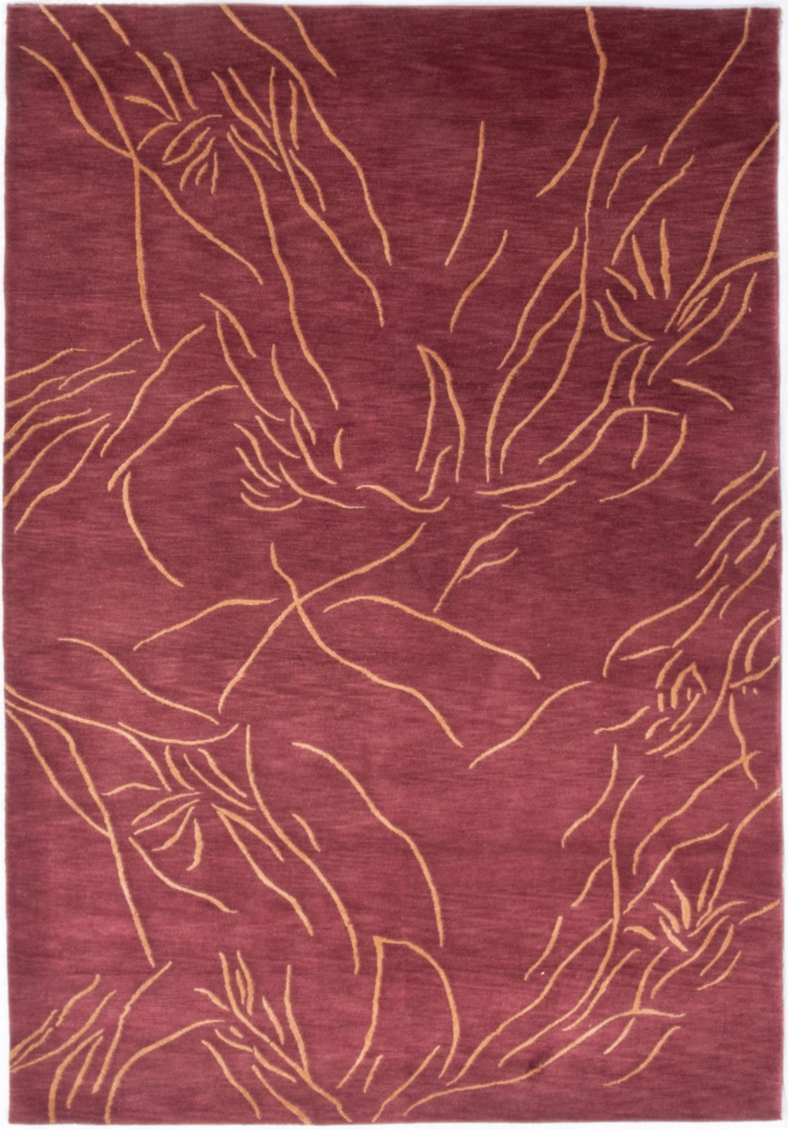 Dailiana Rose Wine & Gold Rug – Love-Rugs