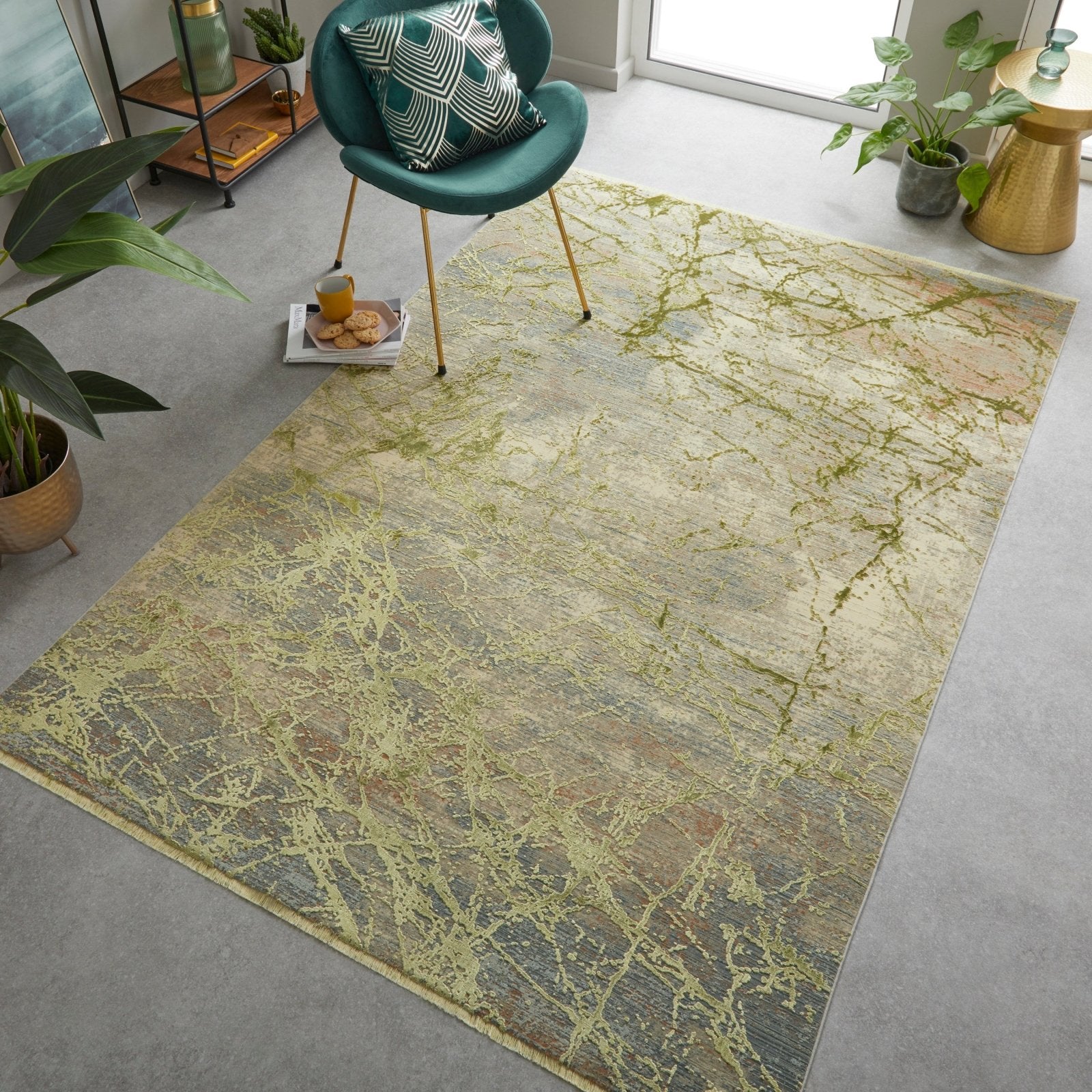 Emerald EMR101 Mustard Rug – Love-Rugs