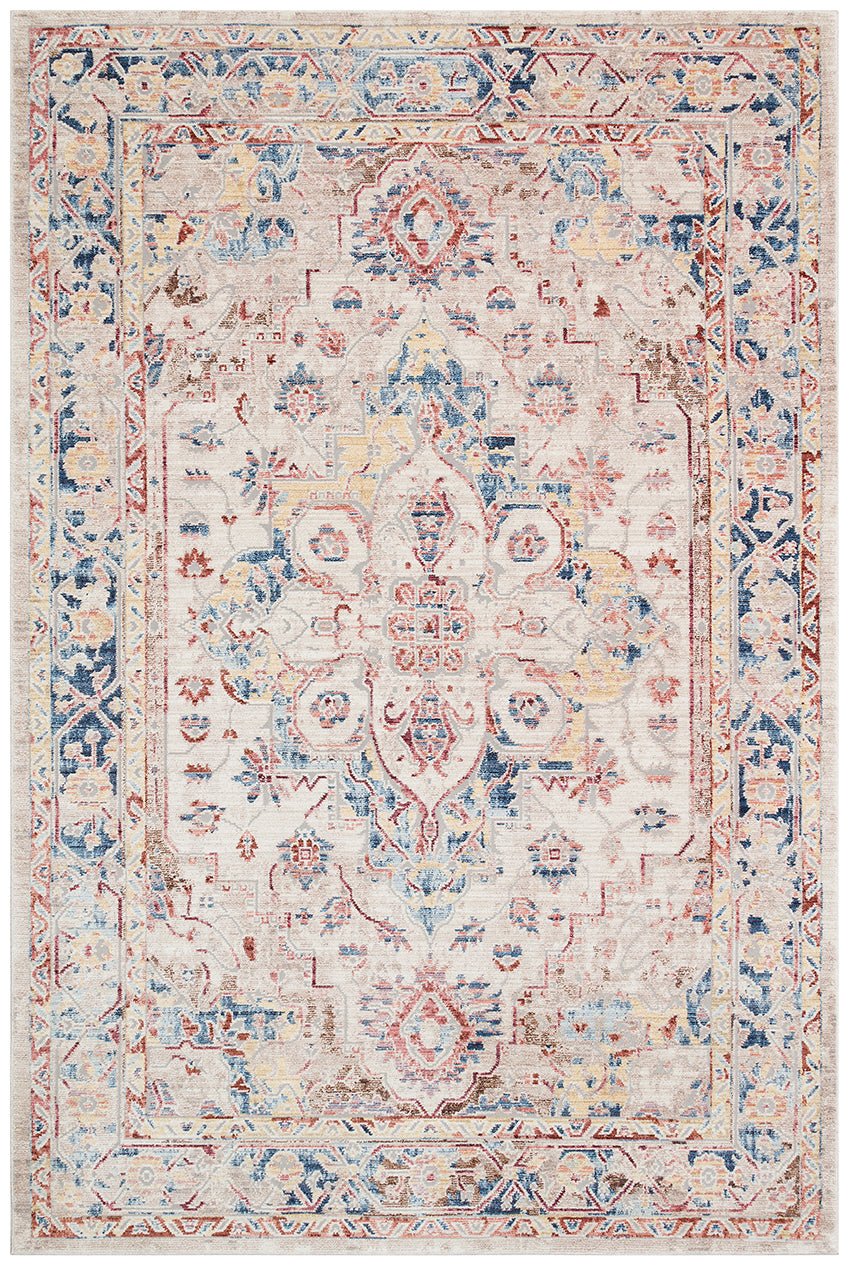 Heritage HRTG101 Ivory Multi Rug – Love-Rugs