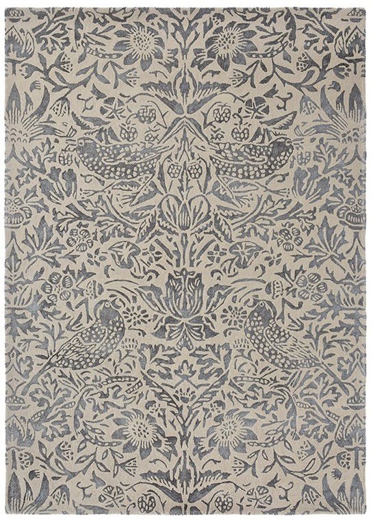 Morris & Co Strawberry Thief 028105 Ink Rug – Love-Rugs