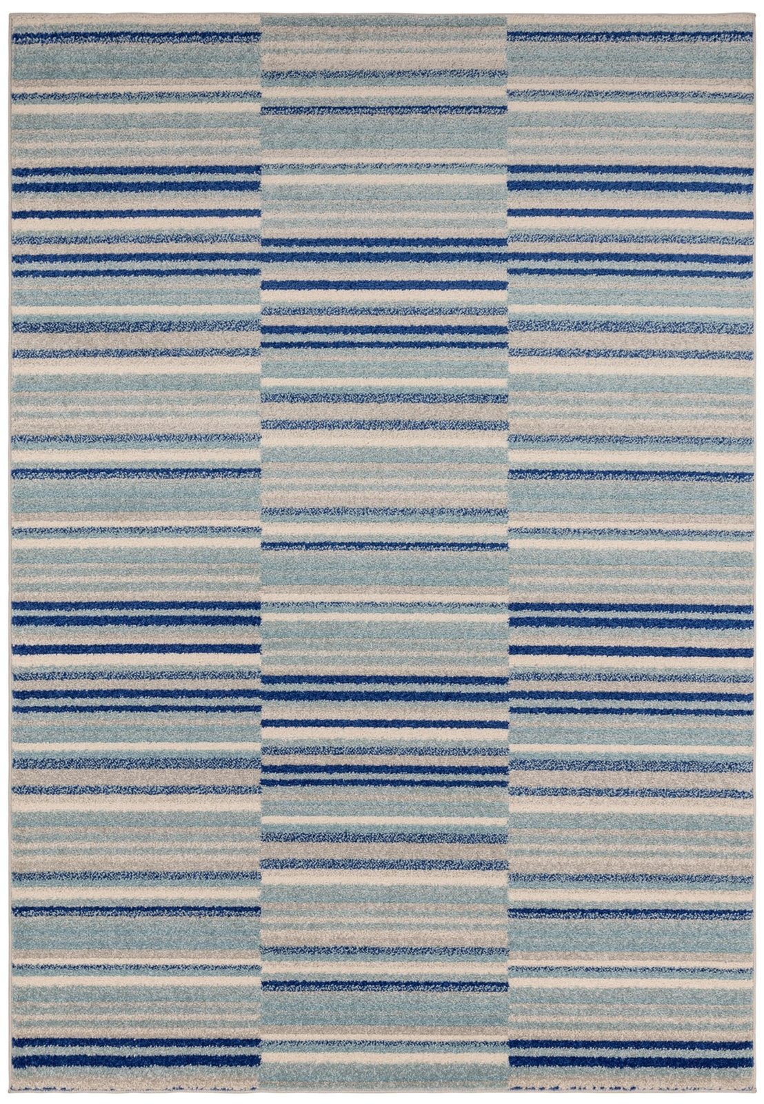 Muse Blue Stripe Rug MU05 – Love-Rugs