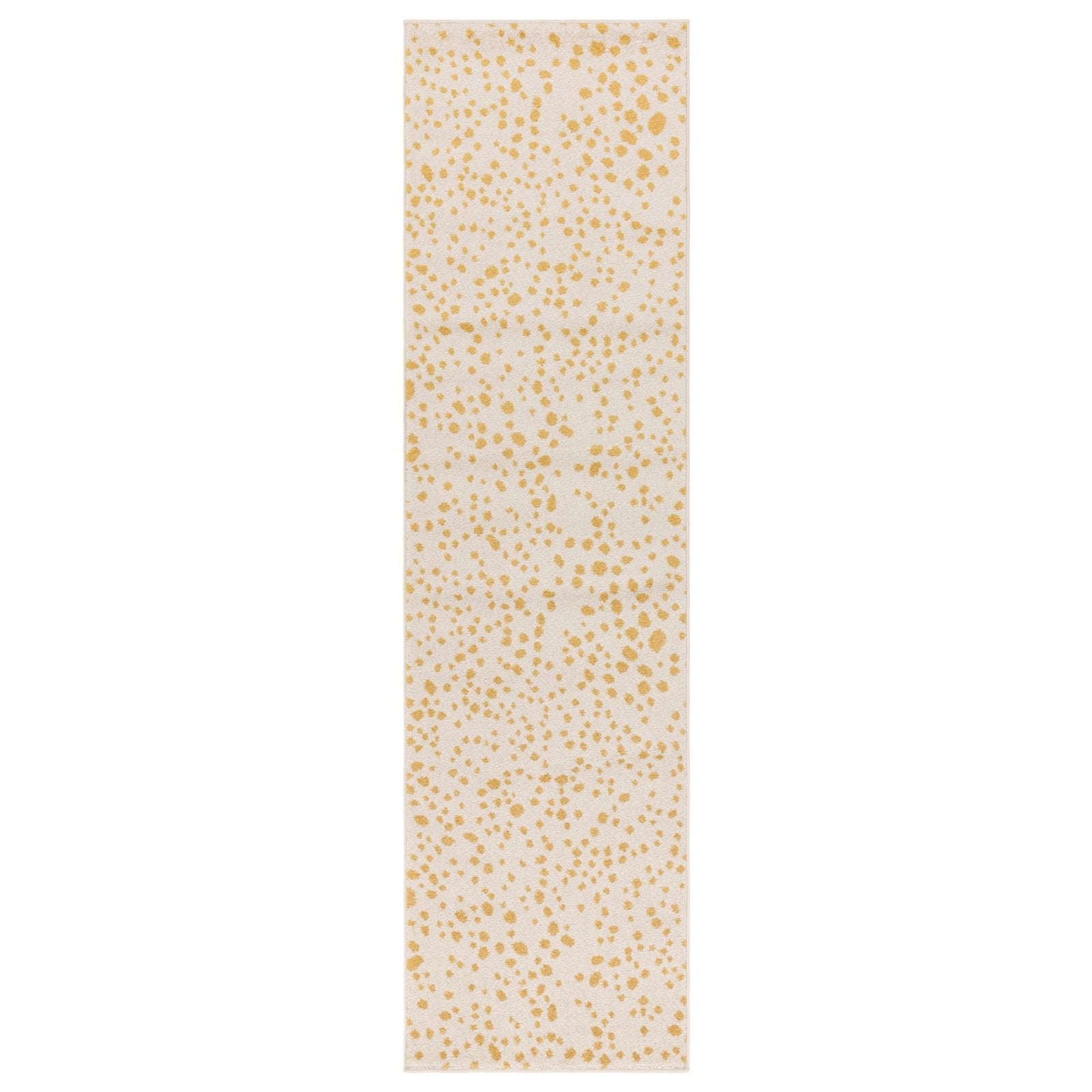 Muse Yellow Spotty Rug MU12 Runner – Love-Rugs