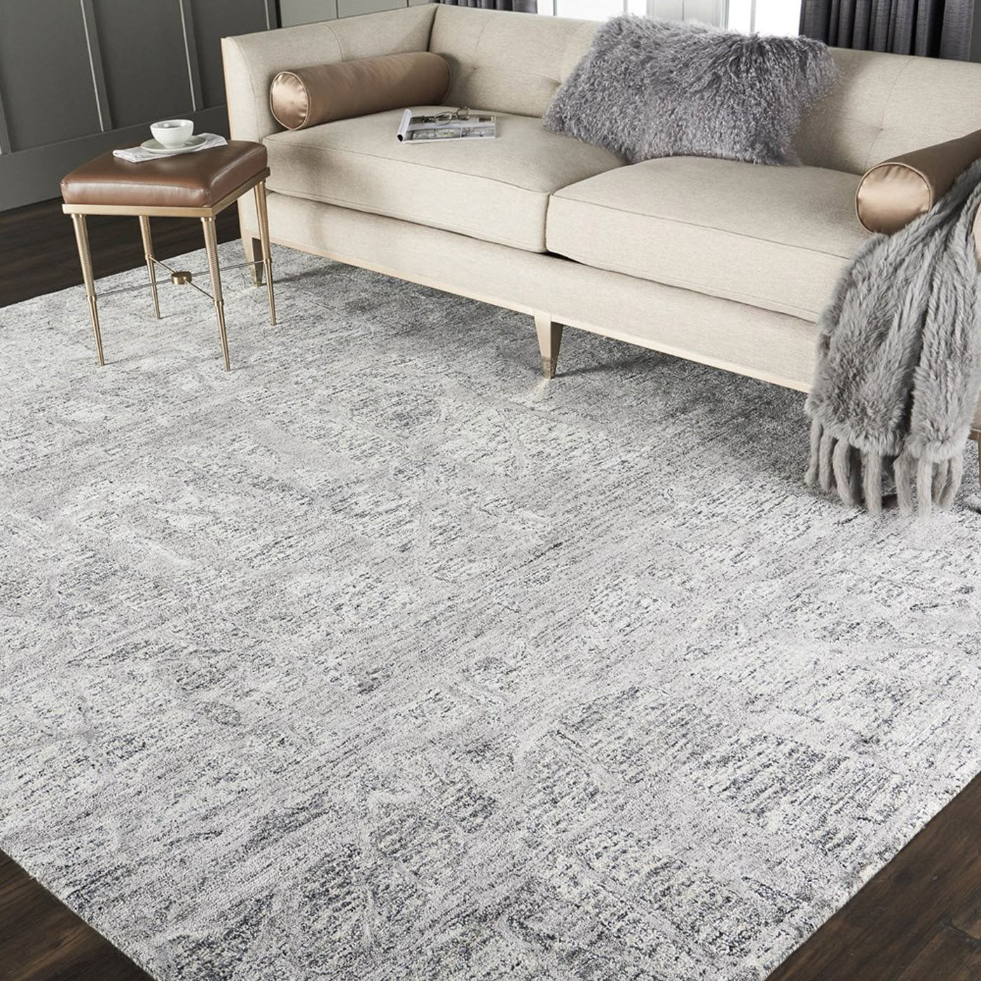 Nourison Gemstone GEM03 Hematite Rug – Love-Rugs