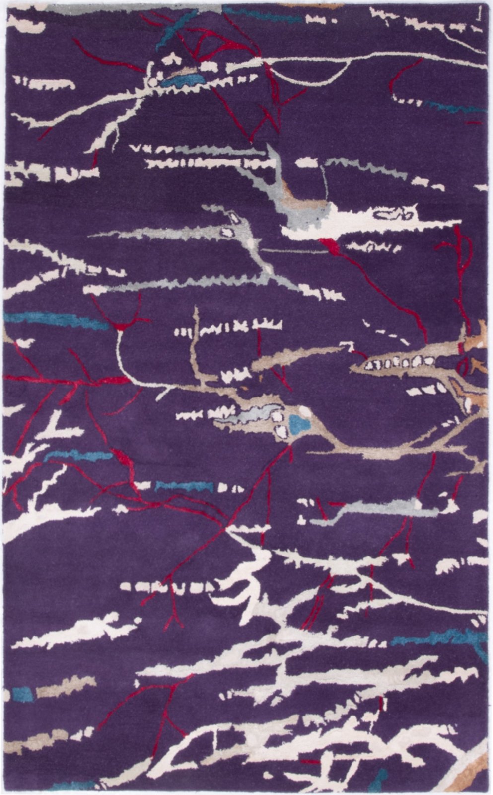 Purple Slashes Rug – Love-Rugs