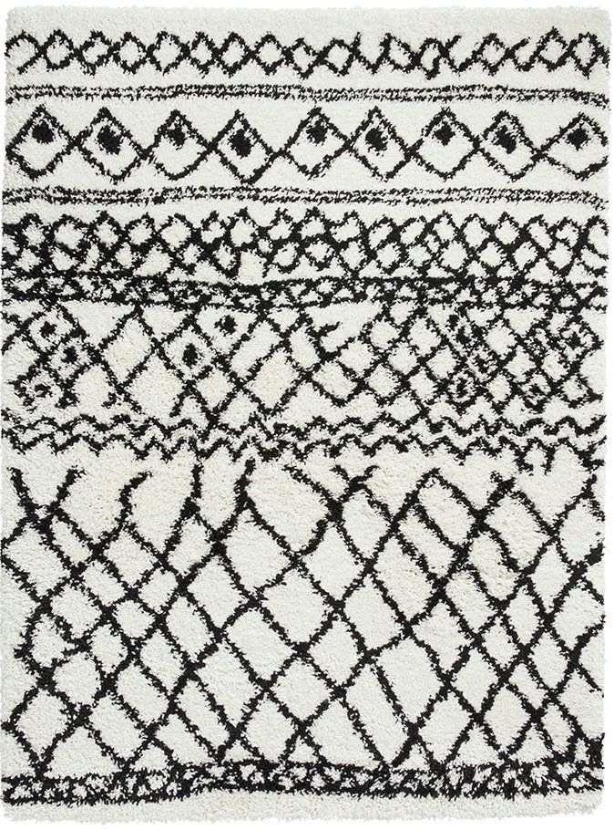 Scandi Berber G274 White/Black Rug – Love-Rugs