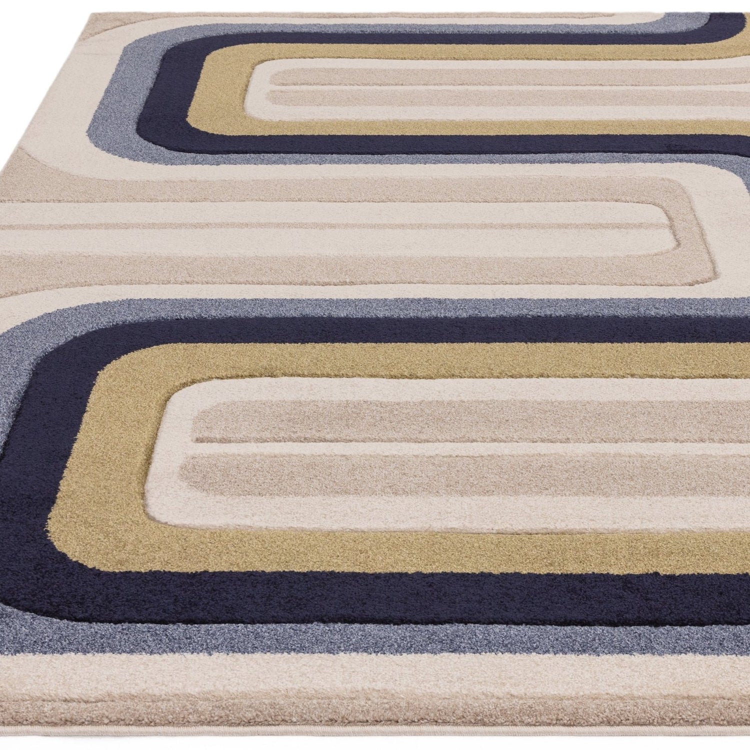 Sketch SK18 Contour Blue Rug – Love-Rugs
