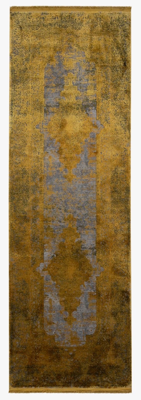 Toros Overdyed Gold Runner Rug – Love-Rugs